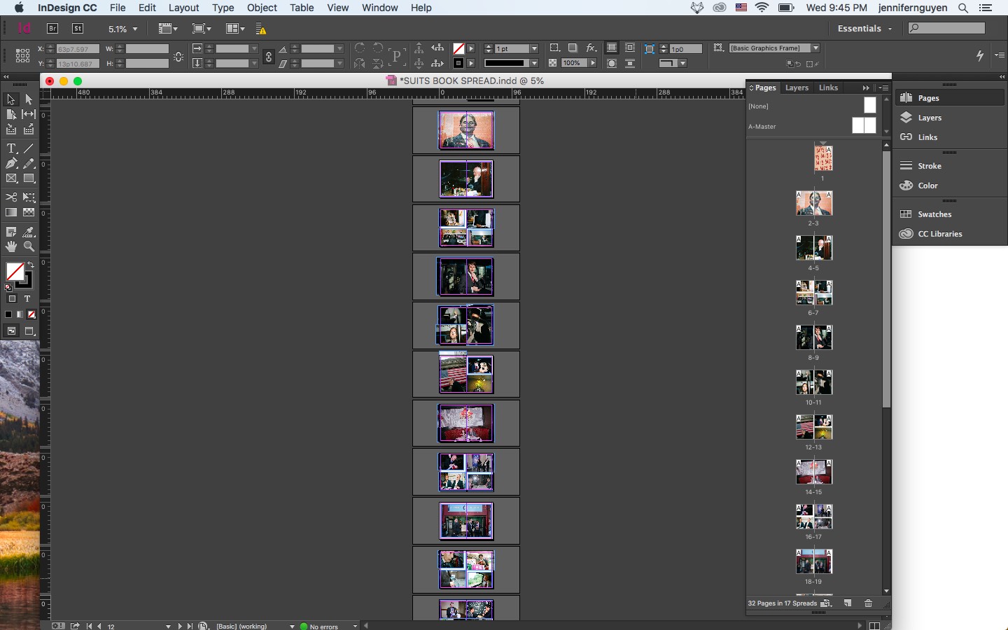 Overview SUITS ERIC KIM PRINT EDITION – Adobe Indesign Screenshots 18 ...