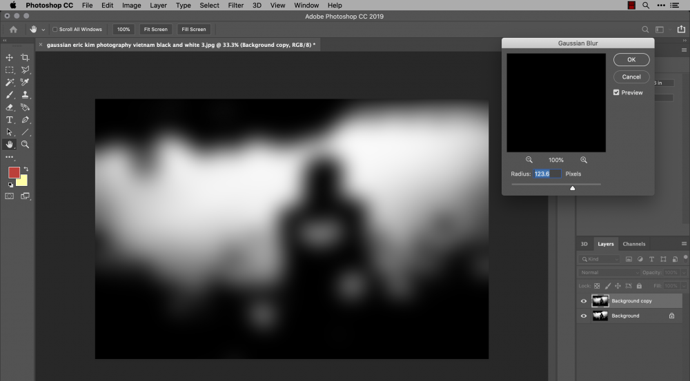 gaussian blur test photoshop 1 – ERIC KIM