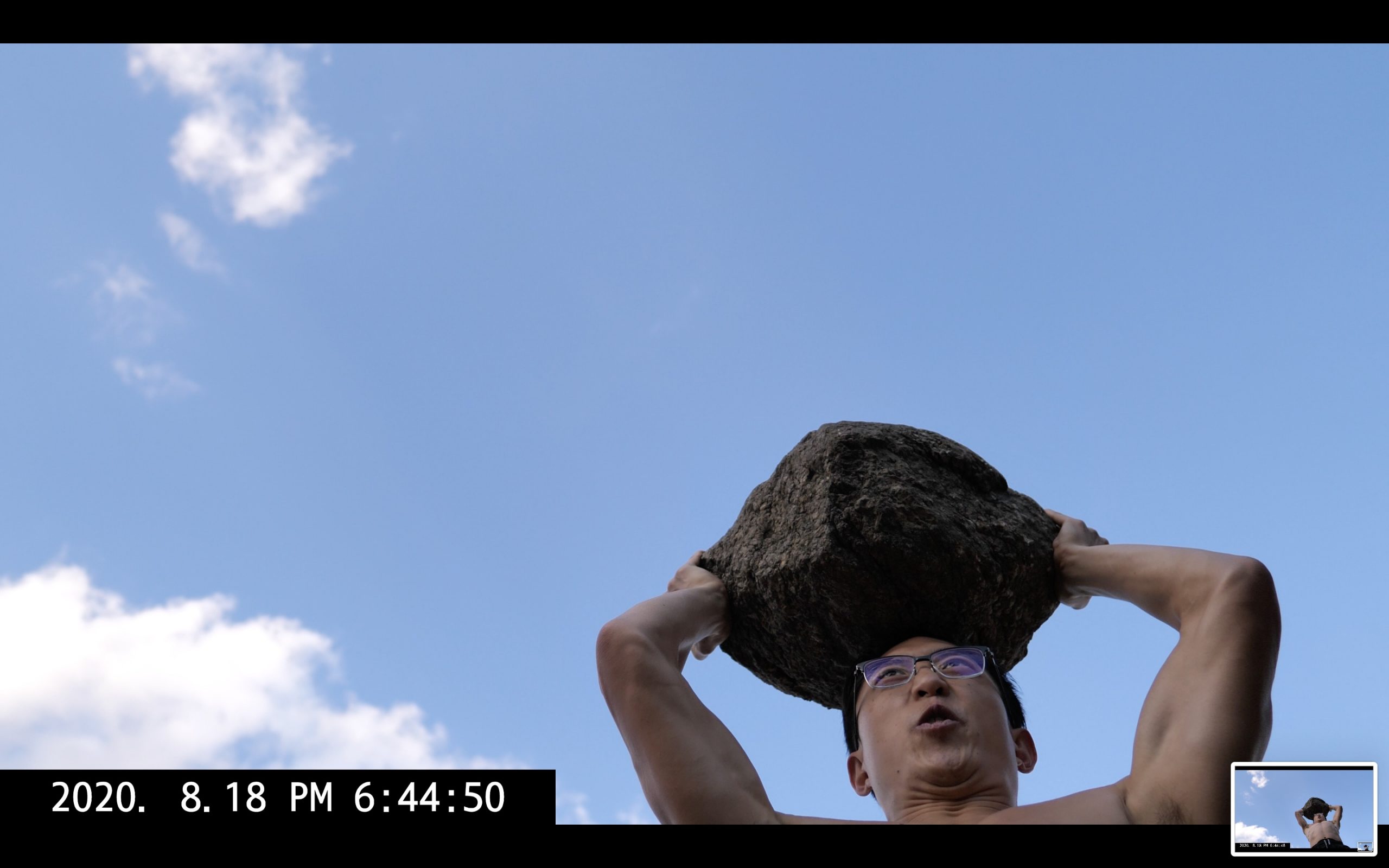 How to Workout at the Park with a Rock - ERIC KIM
