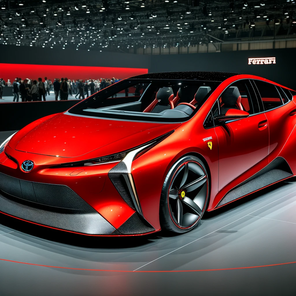 Design me a Prius Ferrari concept car – ERIC KIM