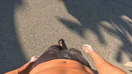 ERIC KIM WEIGHT LIFTING POV POINT OF VIEW GHETTO RACK PULL WALK CINDER BLOCKS DIRECT SUN - ERIC ...